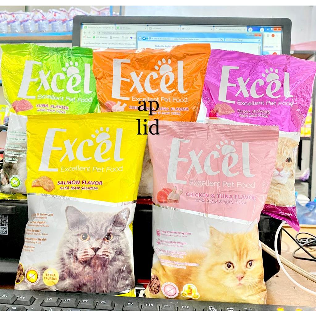 Jual EXCEL Makanan Kucing Excel Kitten Excel Adult Excel Murah | Shopee ...
