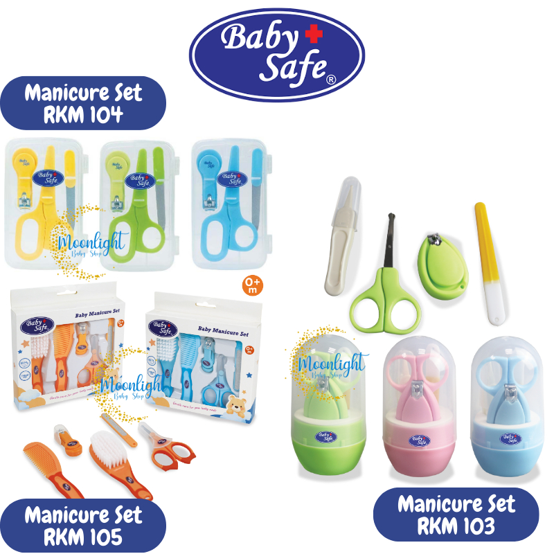 Jual BABY SAFE Baby Care Nail Kit Set Alat Perawatan Gunting kuku Bayi ...