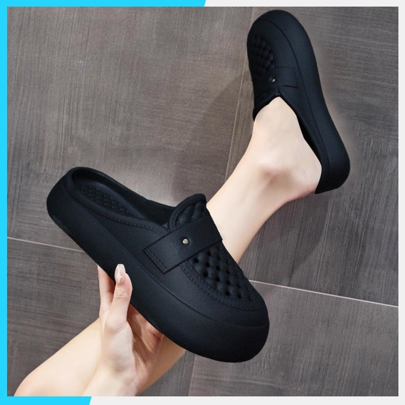Jual Sandal wanita kekinian tinggi wedges terbaru EVA korea Sendal slop ...