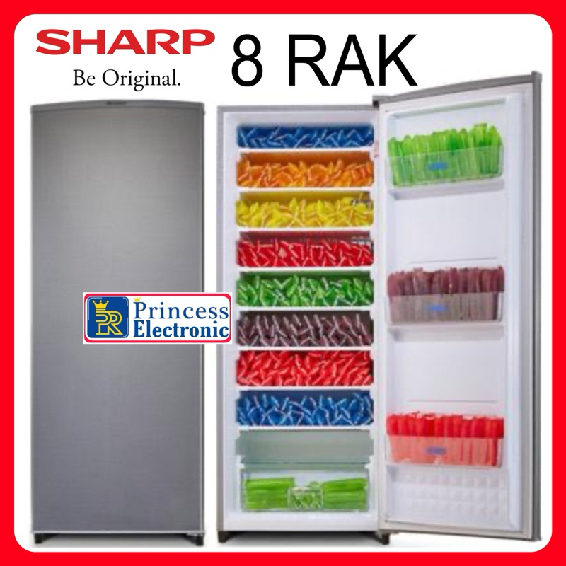 Jual Kulkas Freezer Sharp 8 Rak untuk Asi atau Es batu | Shopee Indonesia