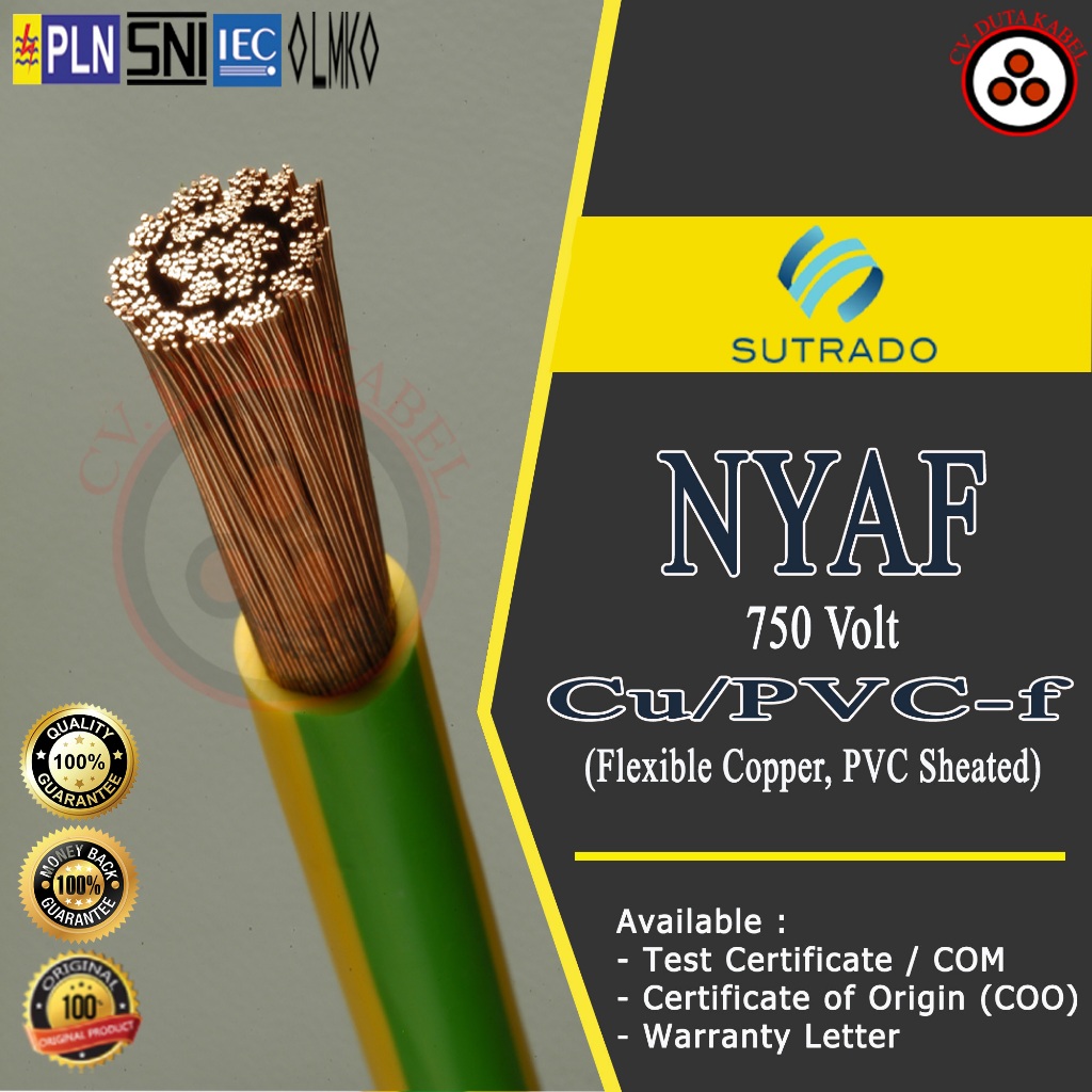 Jual Kabel NYAF 1x70 mm2 Sutrado /1x70 mm2/1x70 mm2/1x70 mm2/1x70mm2 ...