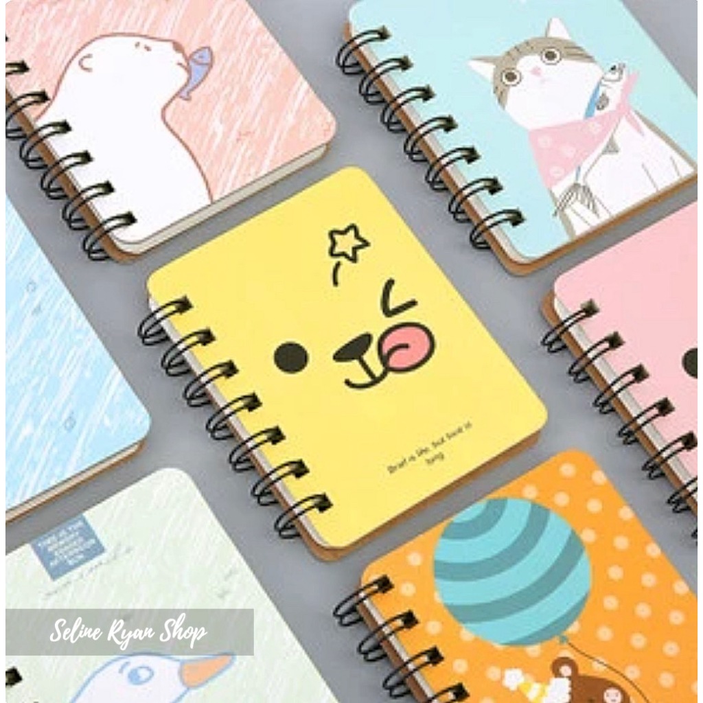 Jual Notebook Spiral Mini / Buku Catatan Mini / NOTES Kecil bergaris ...