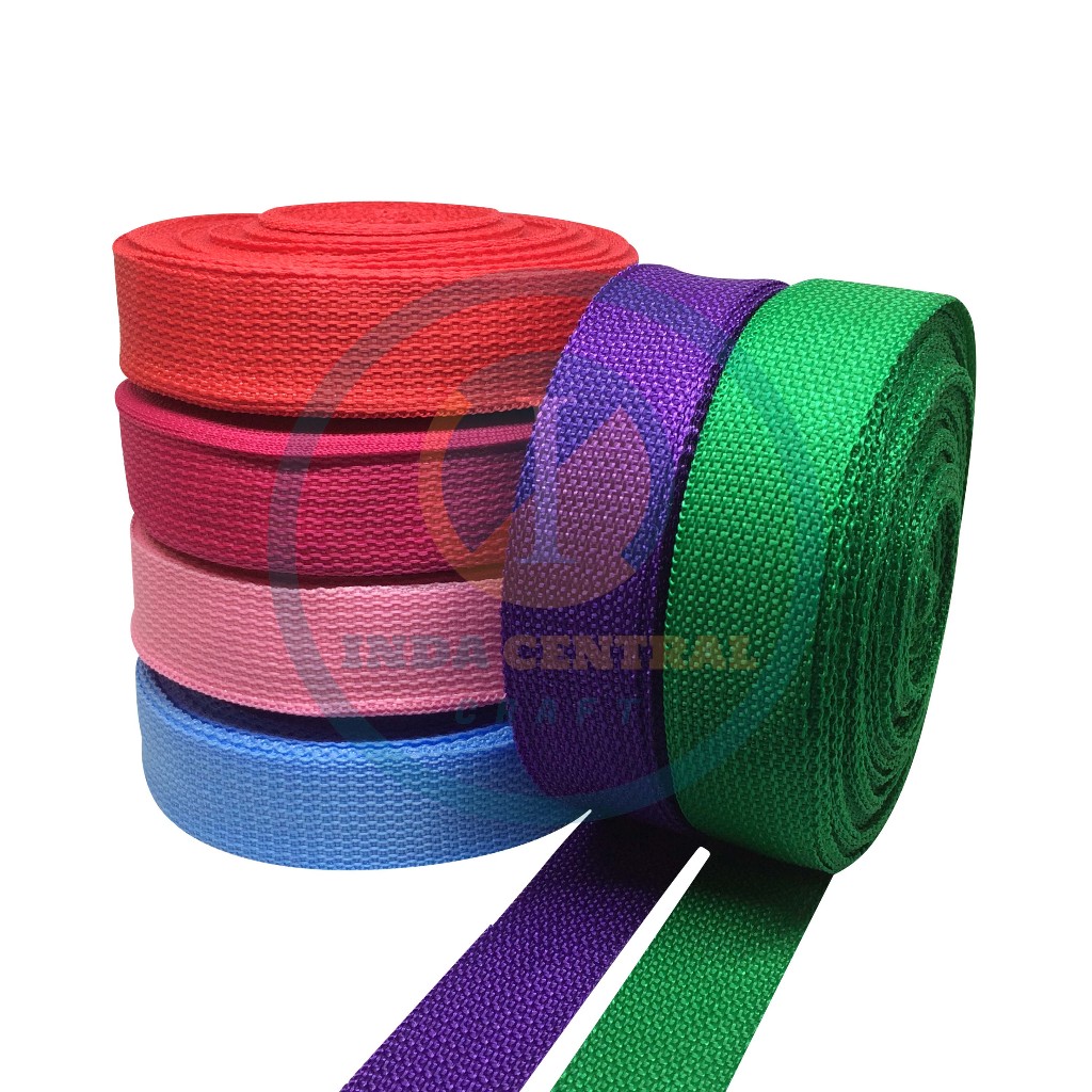 Jual TALI WEBBING BISBAN TAS LEBAR 3.0 CM BAHAN TIPIS | Shopee Indonesia