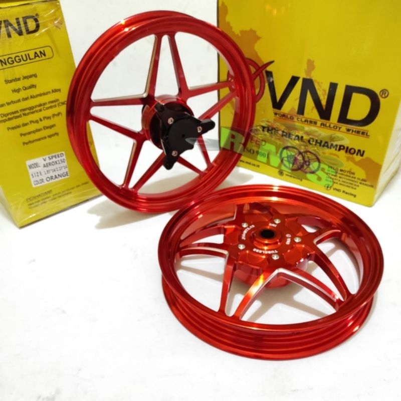 Jual NEW 2023 VND VELG VELAK RACING VND V SPEED 185x14 & 215x14 Palang Bintang Vario 125/ Vario ...