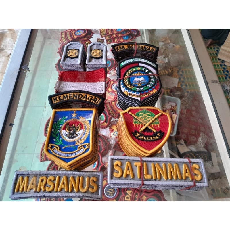 Jual ATRIBUT/LOGO LINMAS TERBARU UNTUK SERAGAM LIMAS PDH TERBARU ...