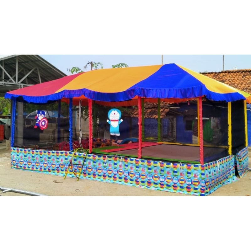 Jual Trampoline mandi bola 2x4 trambola | Shopee Indonesia