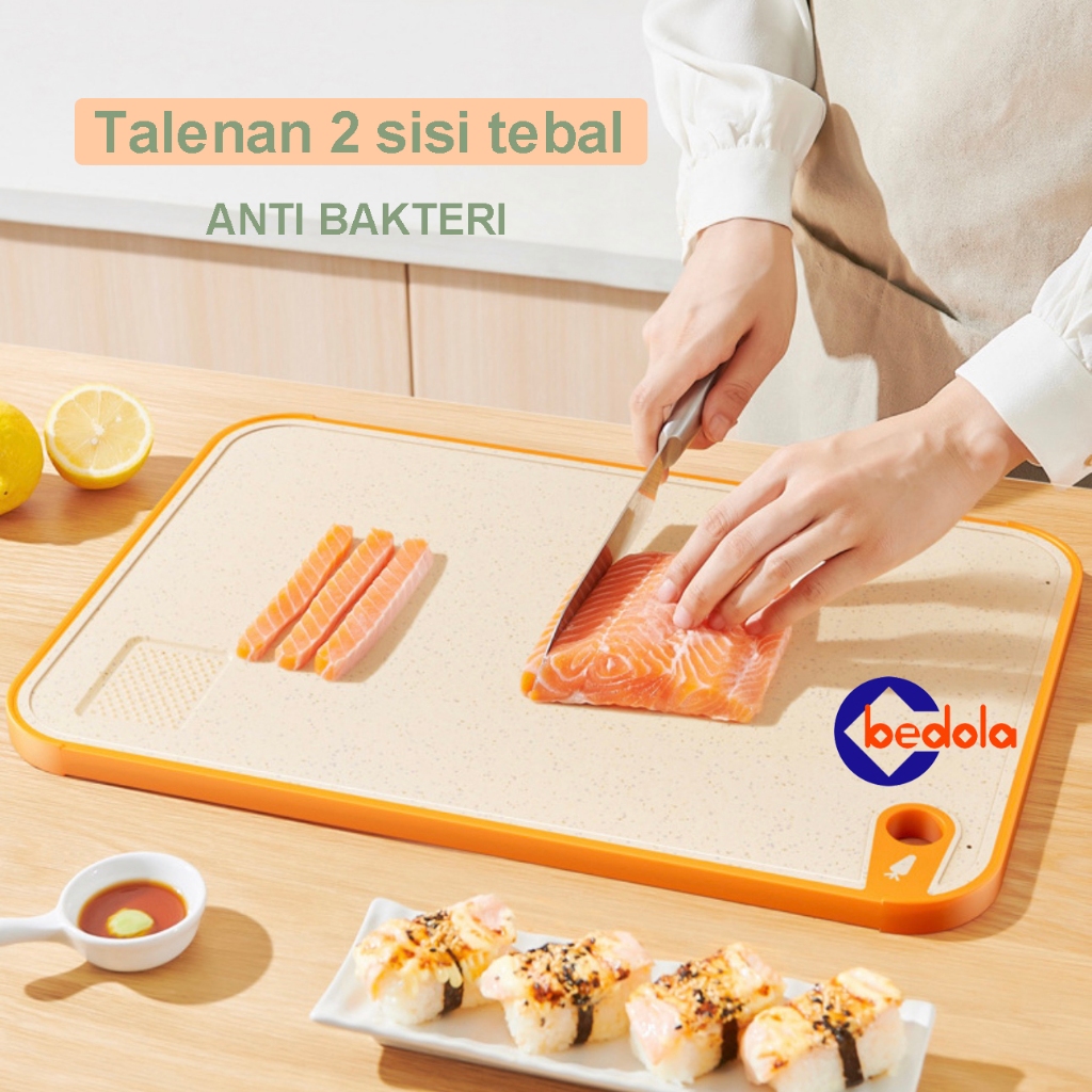 Jual Bedola talenan dapur 2 sisi tebal talenan anti bakteri talenan ...