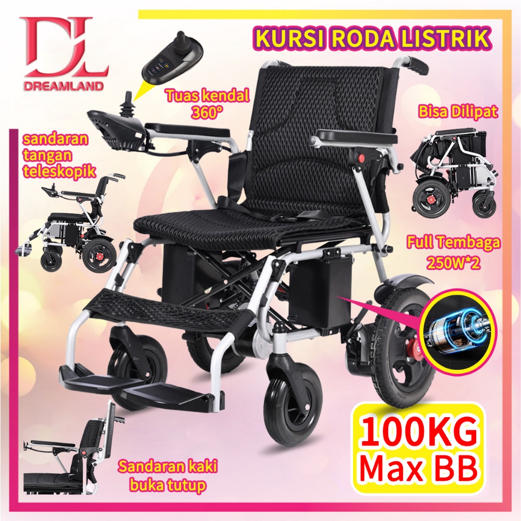 Jual Kursi Roda Elektrik Bisa Lipat Full Otomatis / Kursi roda listrik ...