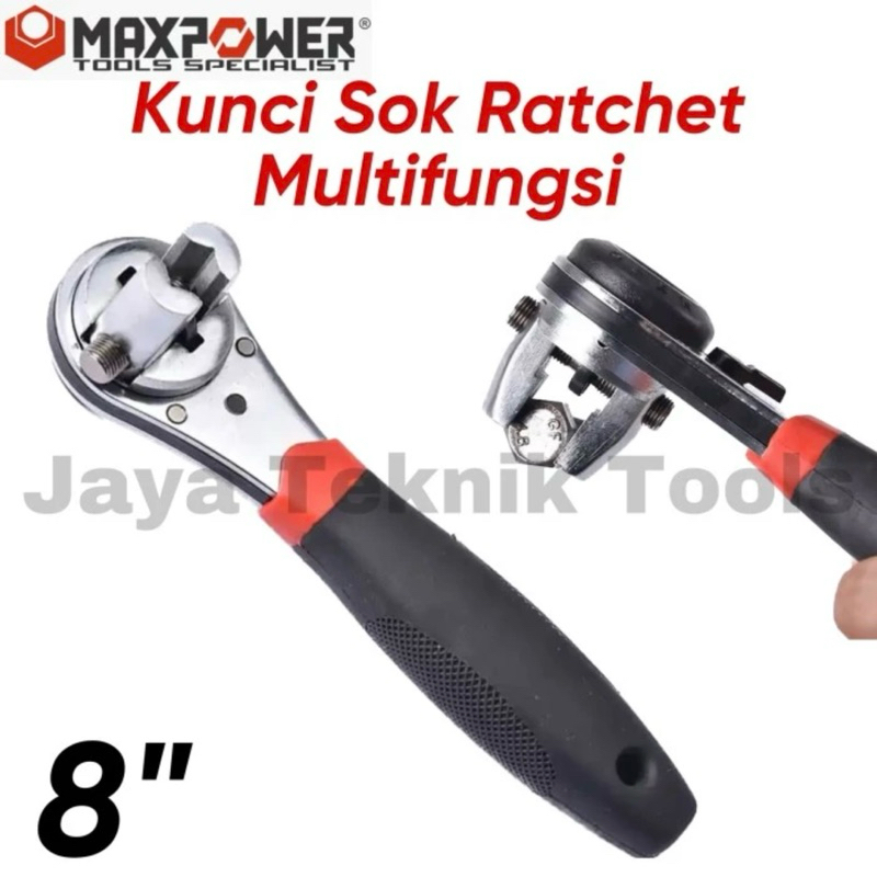 Jual Kunci Gagang Sok Ratchet 8" Shock Socket Maxpower Japan ...