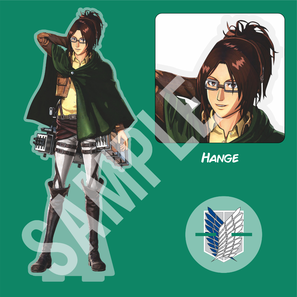 Jual Standee Akrilik Attack on Titan Action Figure | Shingeki no Kyojin ...