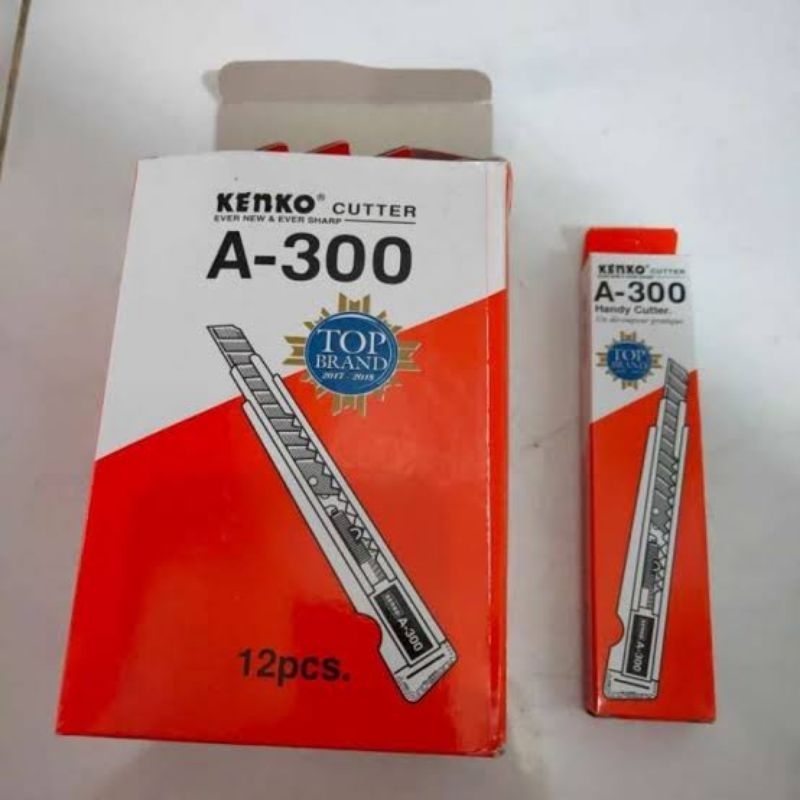 Jual Cutter Kecil Kenko A300 per pack ( 12 PCS ) | Shopee Indonesia