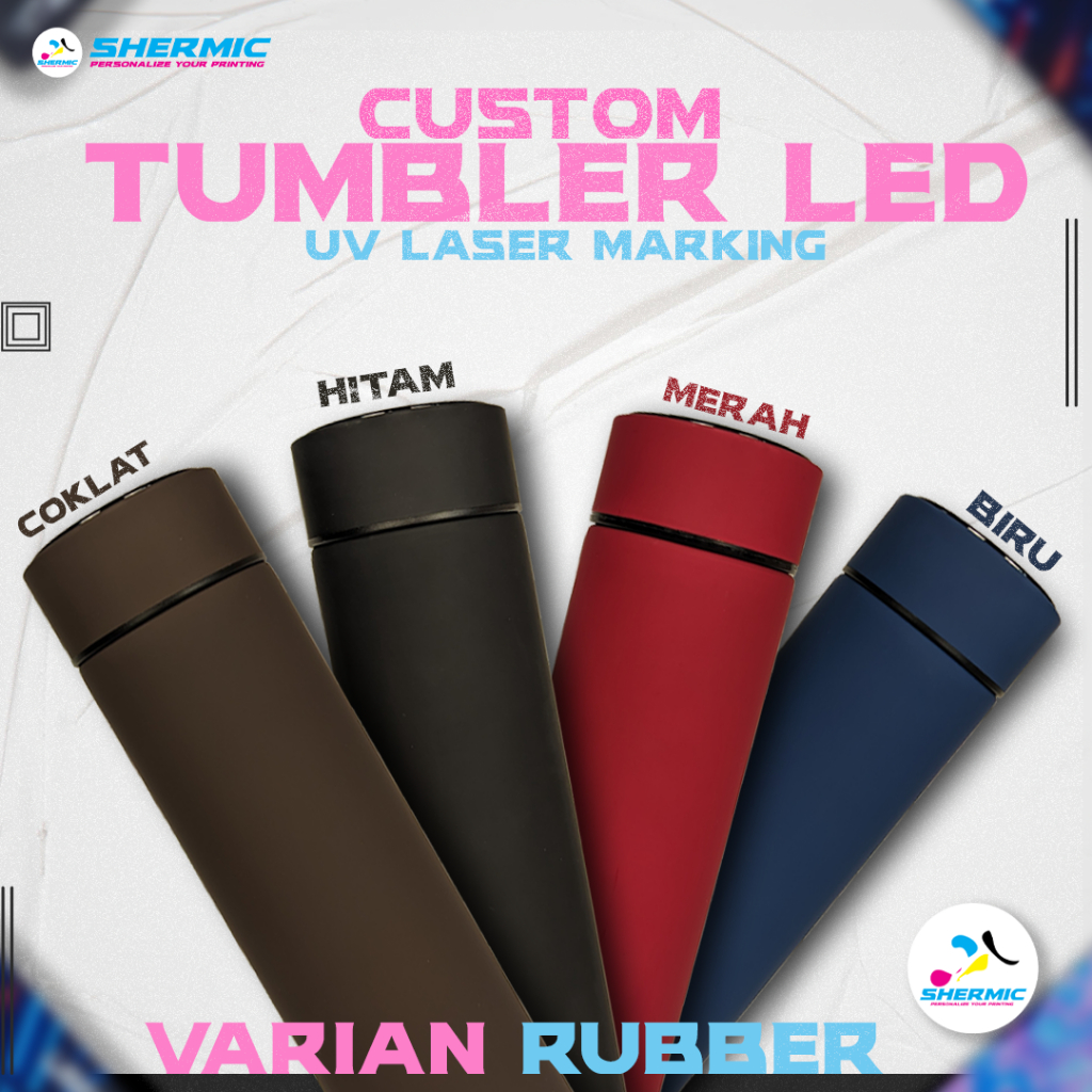 Jual CUSTOM GRAFIR LASER UV MARKING TUMBLER BOTOL LED SOUVENIR HADIAH ...