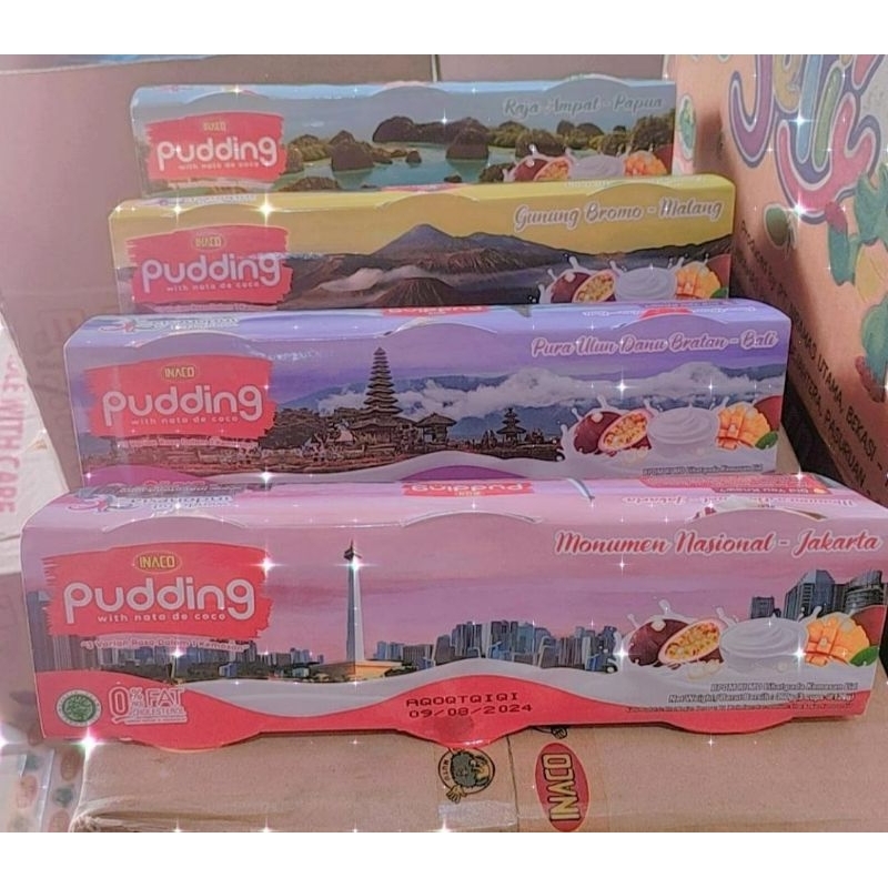 Jual inaco puding nusantara ( isi 3 cup) | Shopee Indonesia