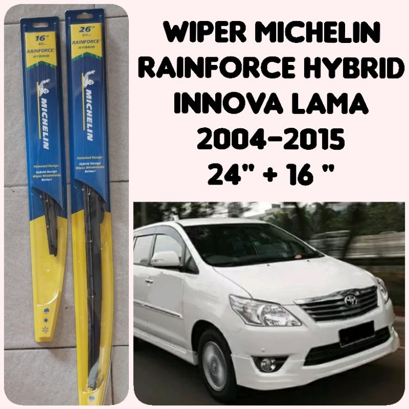 Jual WIPER MICHELIN RAINFORCE HYBRID INNOVA 2004-2015 ( SEPASANG ...