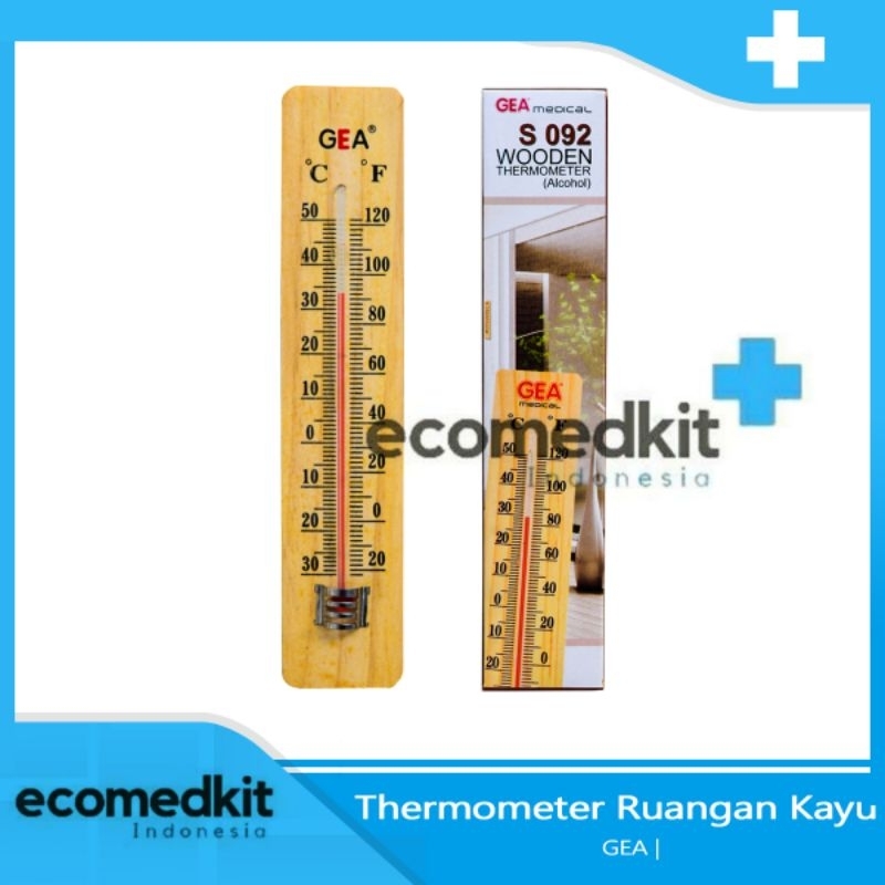 Jual Termometer Suhu Ruang Kayu | Alat Pengukur Suhu Ruangan GEA ...