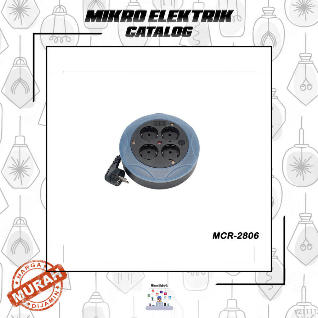 Jual Kabel Roll Uticon / Mini Cable Reel Box 6m Meter MCR2806 MCR-2806 ...