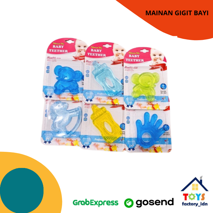 Jual Mainan Karet Gigitan Bayi Water Filled Soother Teether - Mainan ...