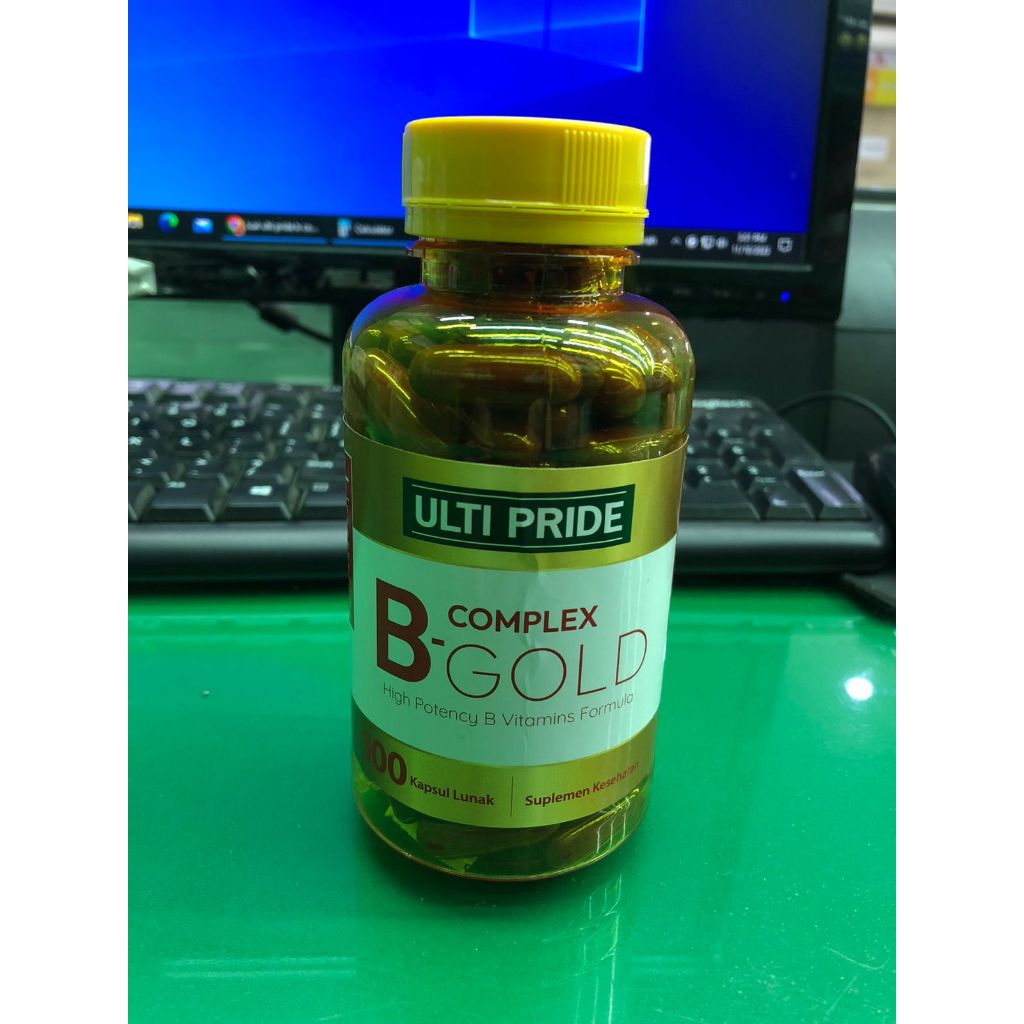 Jual ULTI PRIDE B COMPLEX GOLD ISI 100 KAPSUL LUNAK | Shopee Indonesia