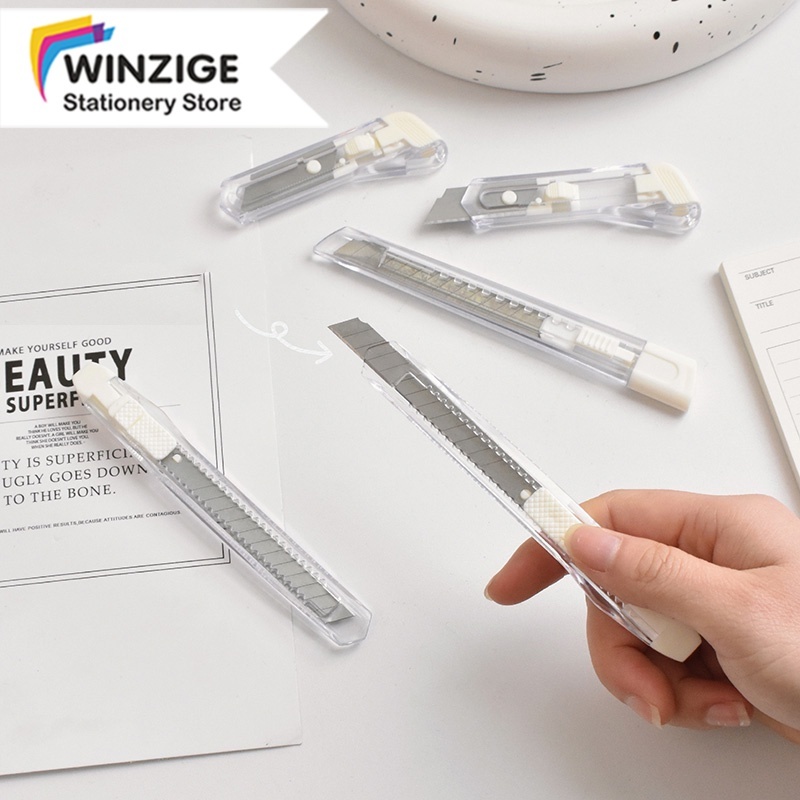 Jual Winzige Mini Cutter Lucu Transparan Pisau Aesthetic Untuk Alat ...