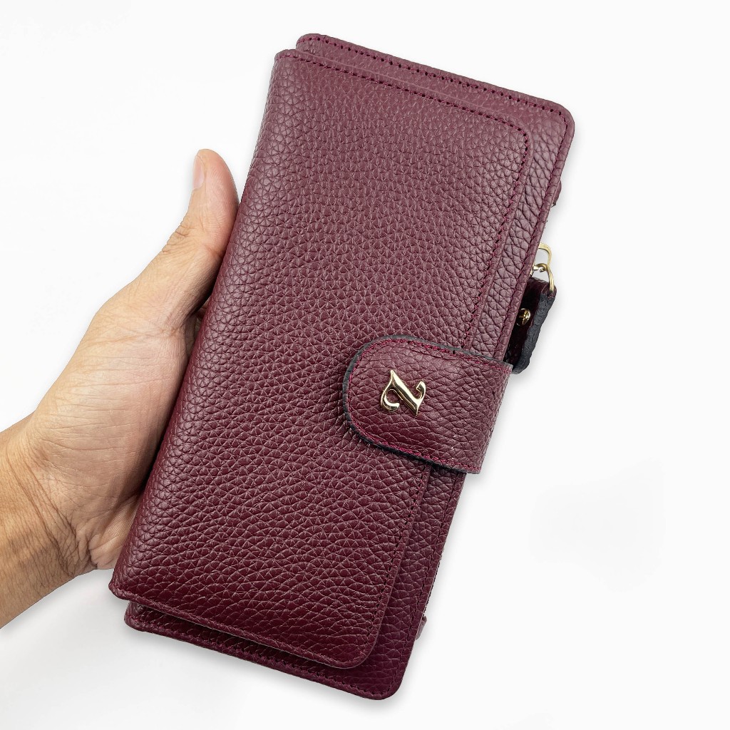 Jual Dompet Kulit Wanita Model Resleting Bahan Kulit Sapi Asli Garut Z- Resleting Panjang ...