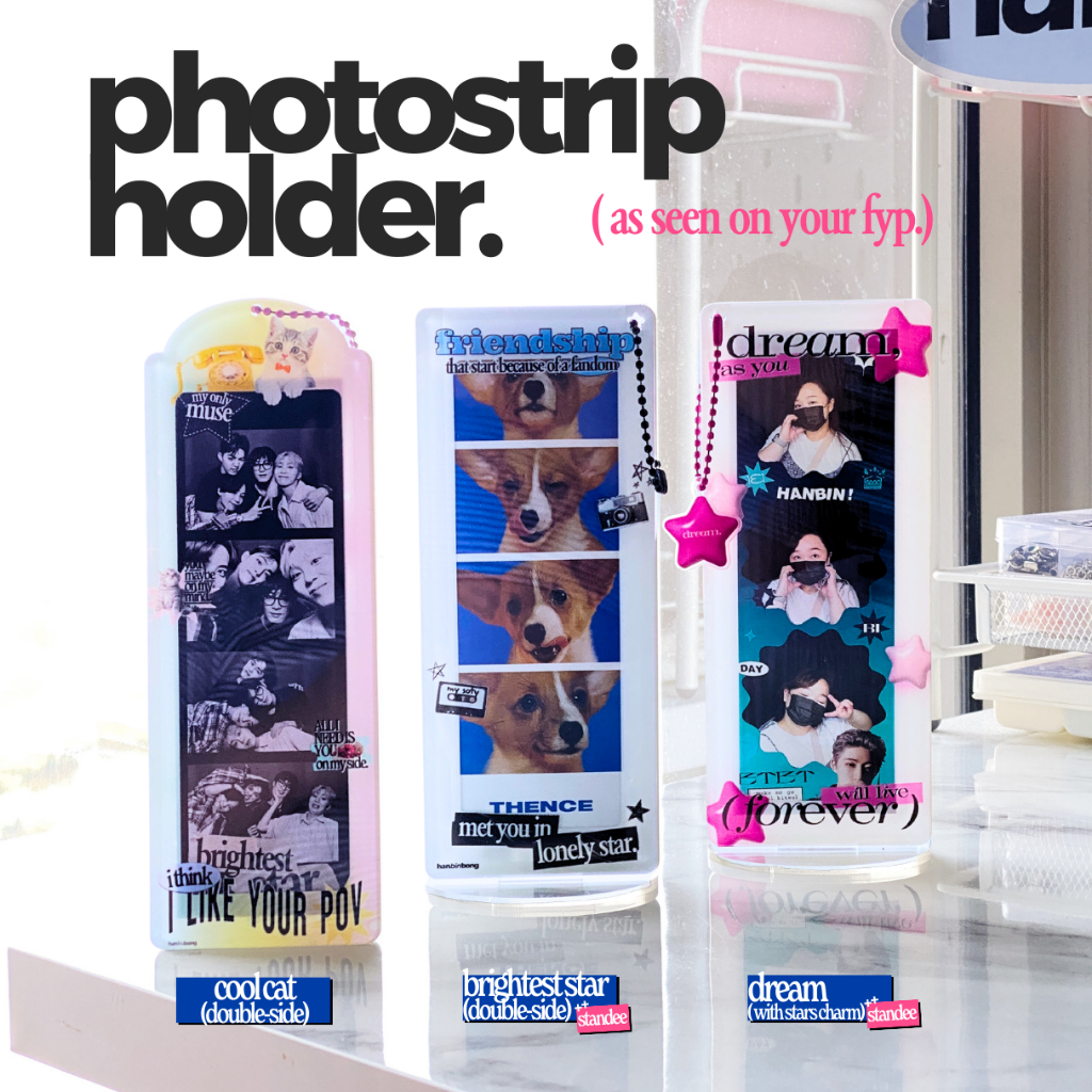 Jual Photostrip Holder | Acrylic Frame Bingkai Photobox 5x15cm | Shopee ...