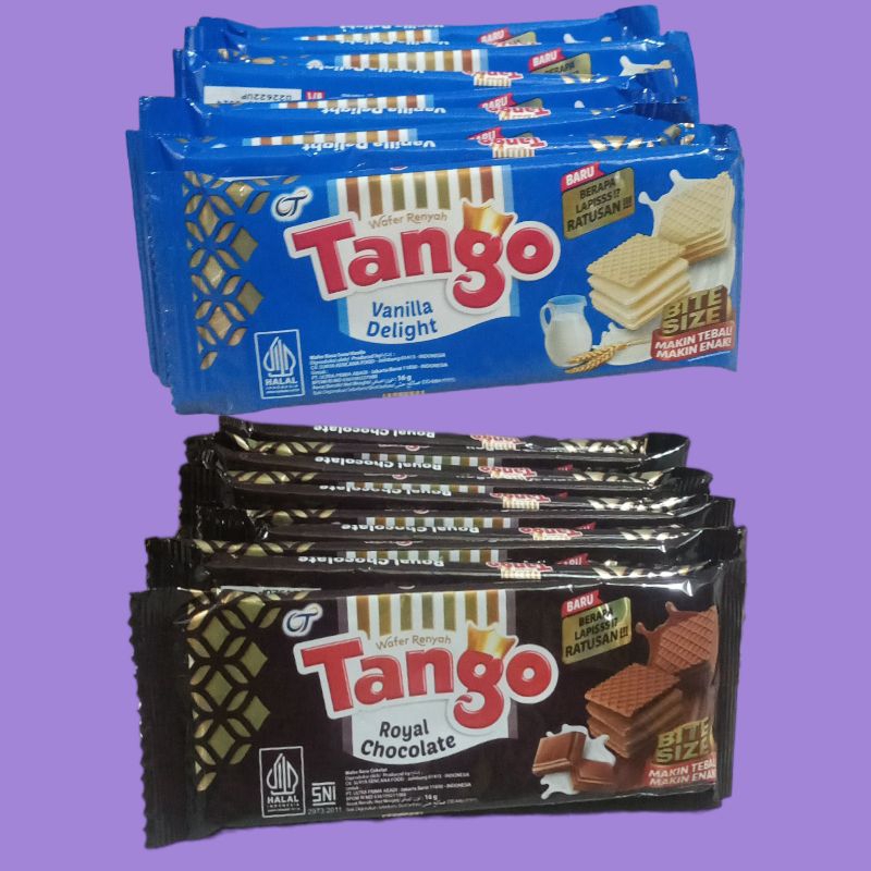 Jual 1 Renceng- Tango Coklat Vanila Wafer Bersalut 16gr [10 pcs ...