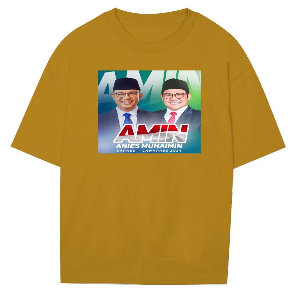 Jual BAJU KAOS PASANGAN CALEG 2024 / GAMBAR WAJAH / ANIS-AMIN | Shopee ...