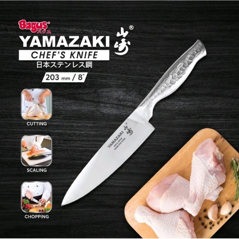 Jual Bagus Yamazaki Utility Knife 8 Inch High Quality Japan Stainless ...