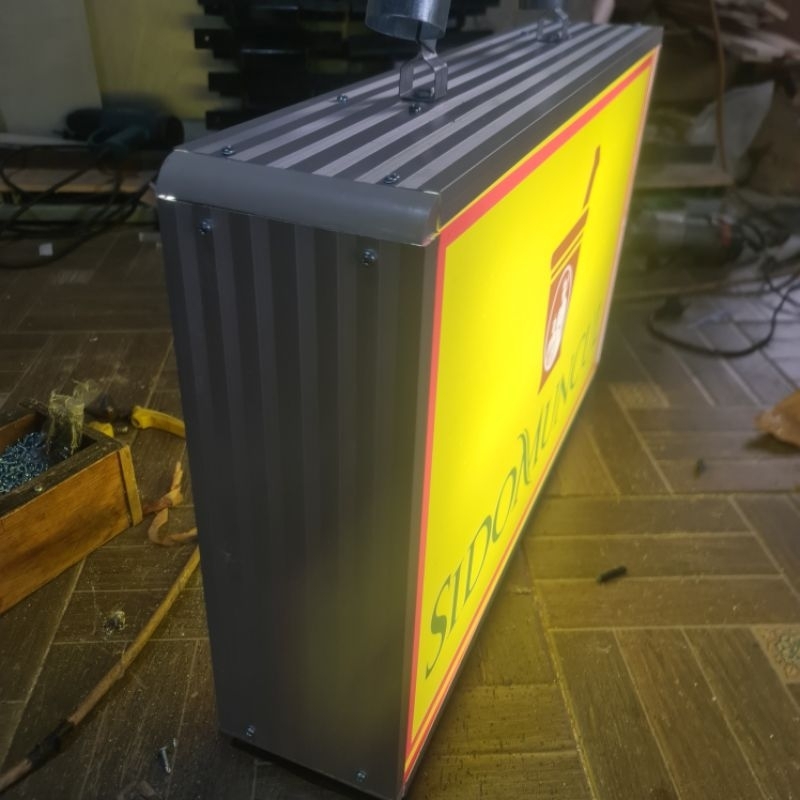 Jual NEON BOX 150x70cm Frame Alumunium Akrilik | Shopee Indonesia