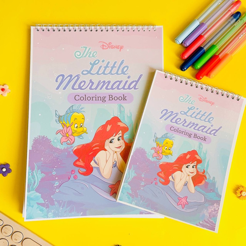 Jual Coloring Book Little mermaid Ukuran A4 Buku Mewarnai untuk Anak ...
