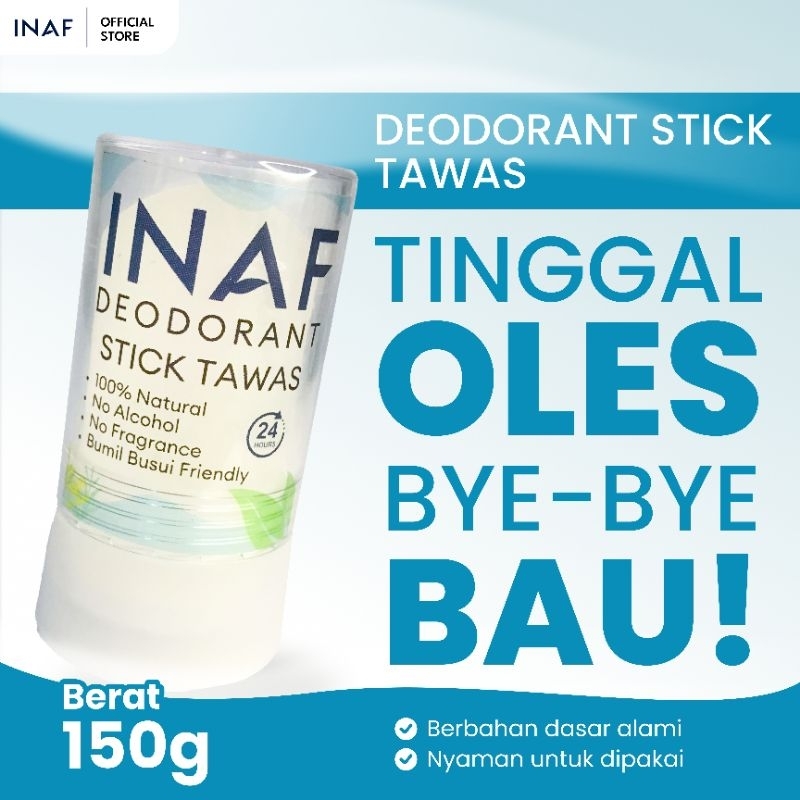 Jual Deodorant Stick Tawas Ukuran Jumbo Netto 120 gram (150 gram berat ...