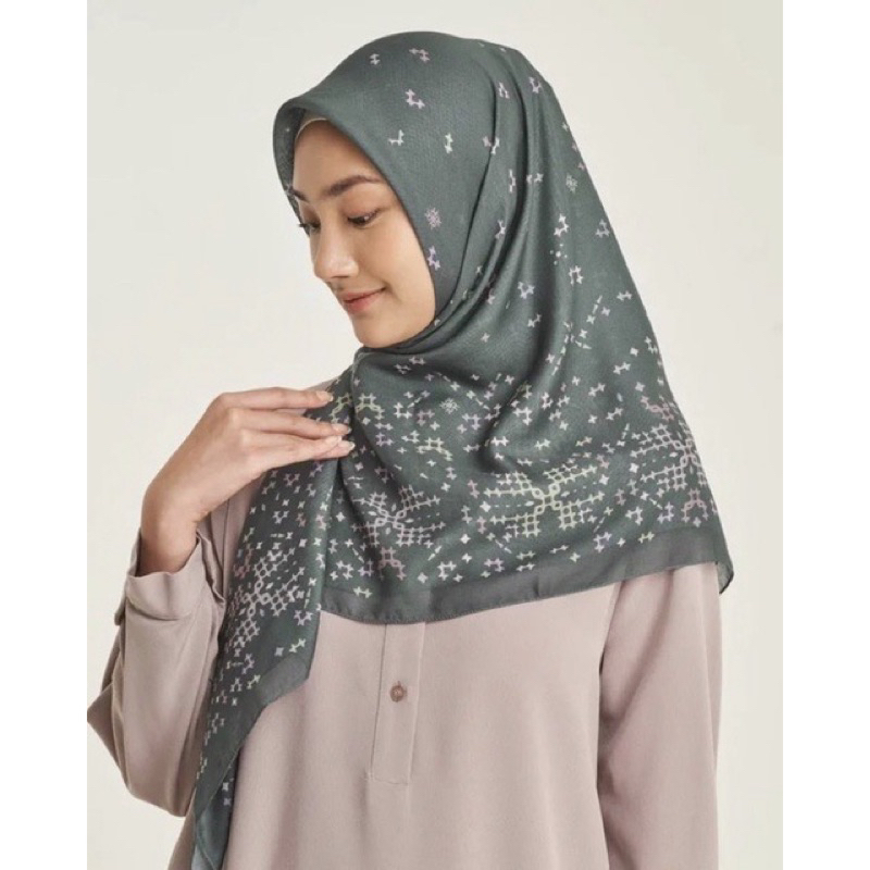Jual Ria Miranda Semai Scarf (emerald) | Shopee Indonesia