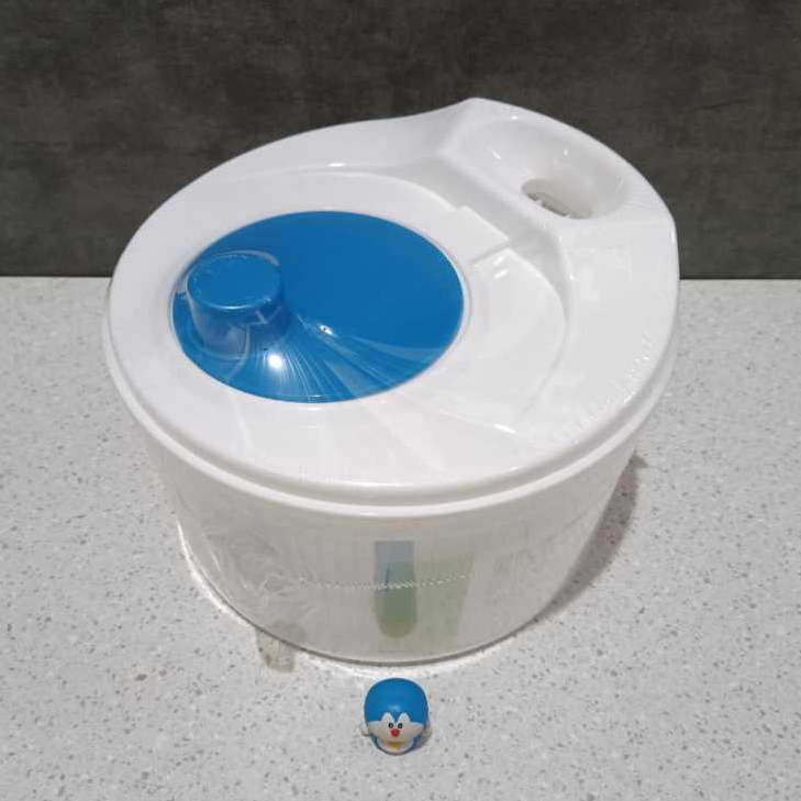 Jual Peniris Pengering Sayuran Putar Salad Spinner Bowl 3L Sayur Mixer ...