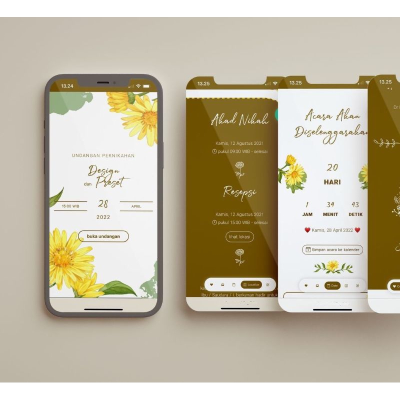 Jual Undangan digital pernikahan eksklusif | Shopee Indonesia
