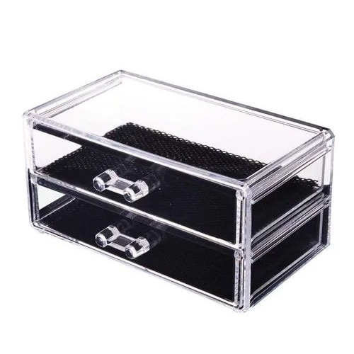 Jual Tempat Makeup Akrilik 2 Drawer Small Series Import Akrilik Laci ...