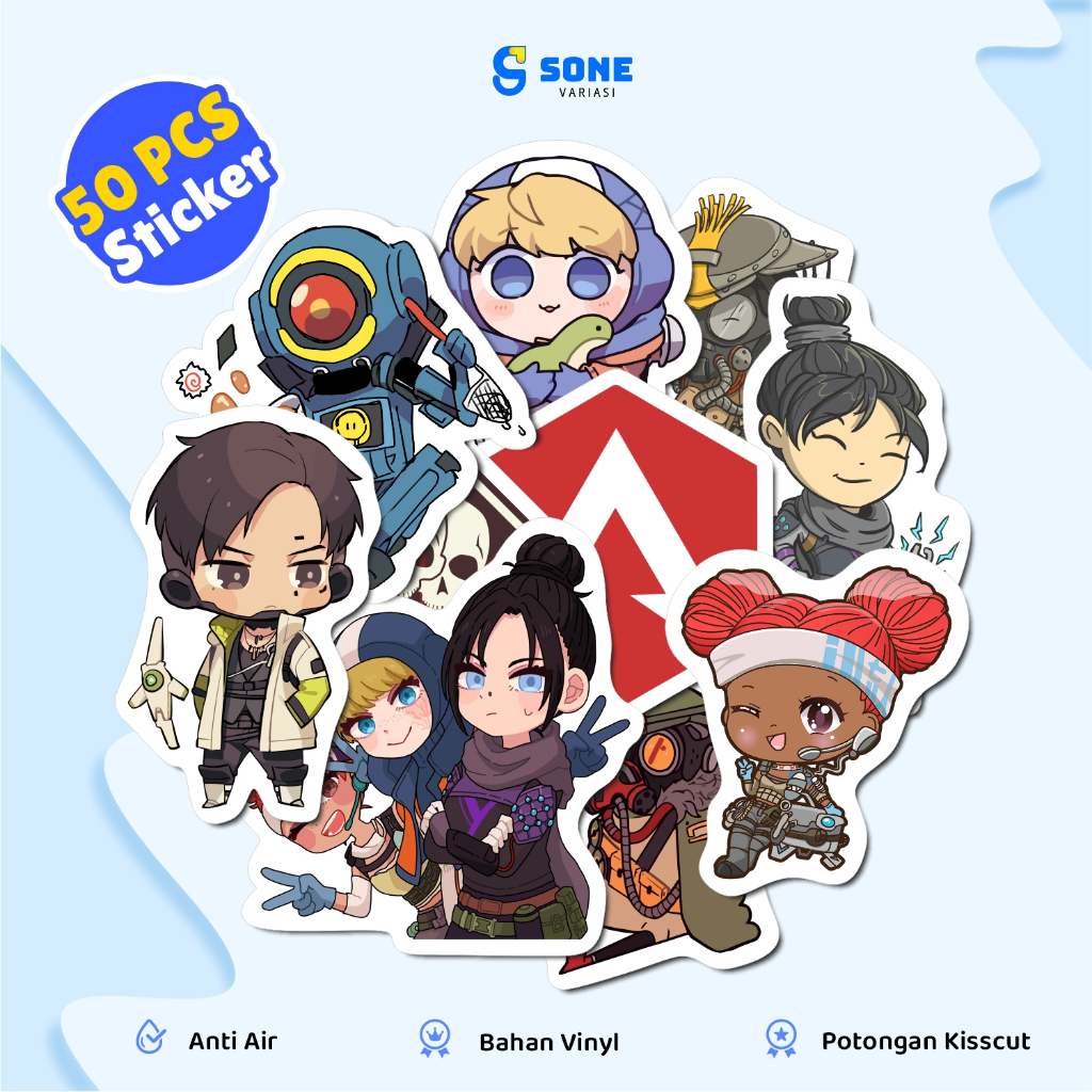Jual Stiker Aesthetic Apex Legends Pack Vinyl Waterproof Sticker Casing ...