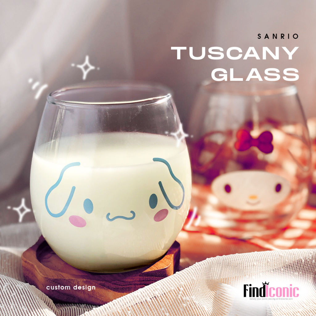 Jual Gelas Kaca Tuscany - Custom - Gelas Murah - Gelas Aesthetic Korean ...