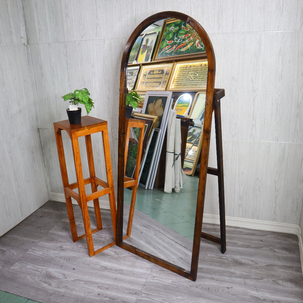 Jual cermin stand-cermin berdiri-cermin standing-cermin stand oval ...