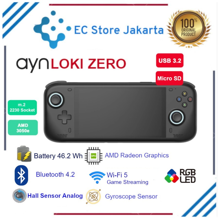 Jual AYN Loki Zero Handheld Video Game Console Portable Gaming Windows ...