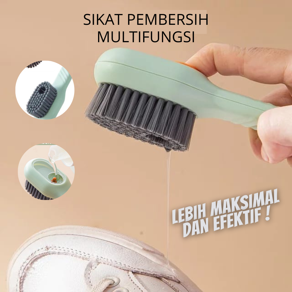Jual Sikat Dispenser Sepatu dan Sandal dengan Pencetan Sabun ...