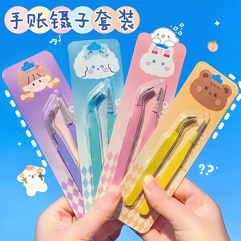Jual [randomstuff] Penjepit Pinset Lurus Bengkok Sticker Aesthetic ...