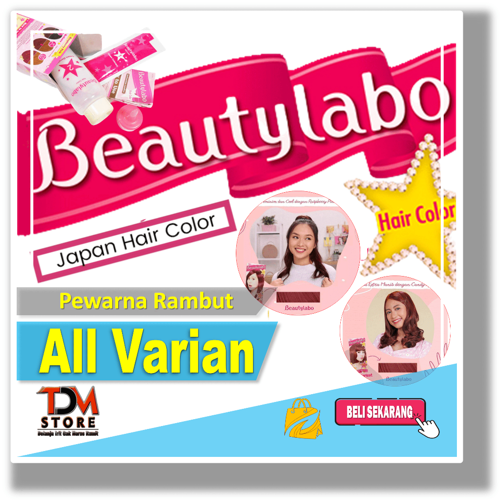 Jual All Varian Pewarna Rambut BEAUTYLABO HAIR COLOR Semir Rambut Gaya ...