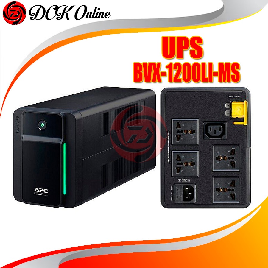 Jual APC Easy UPS BVX-1200LI-MS 1200VA 230V AVR Universal Sockets 650Watt | Shopee Indonesia