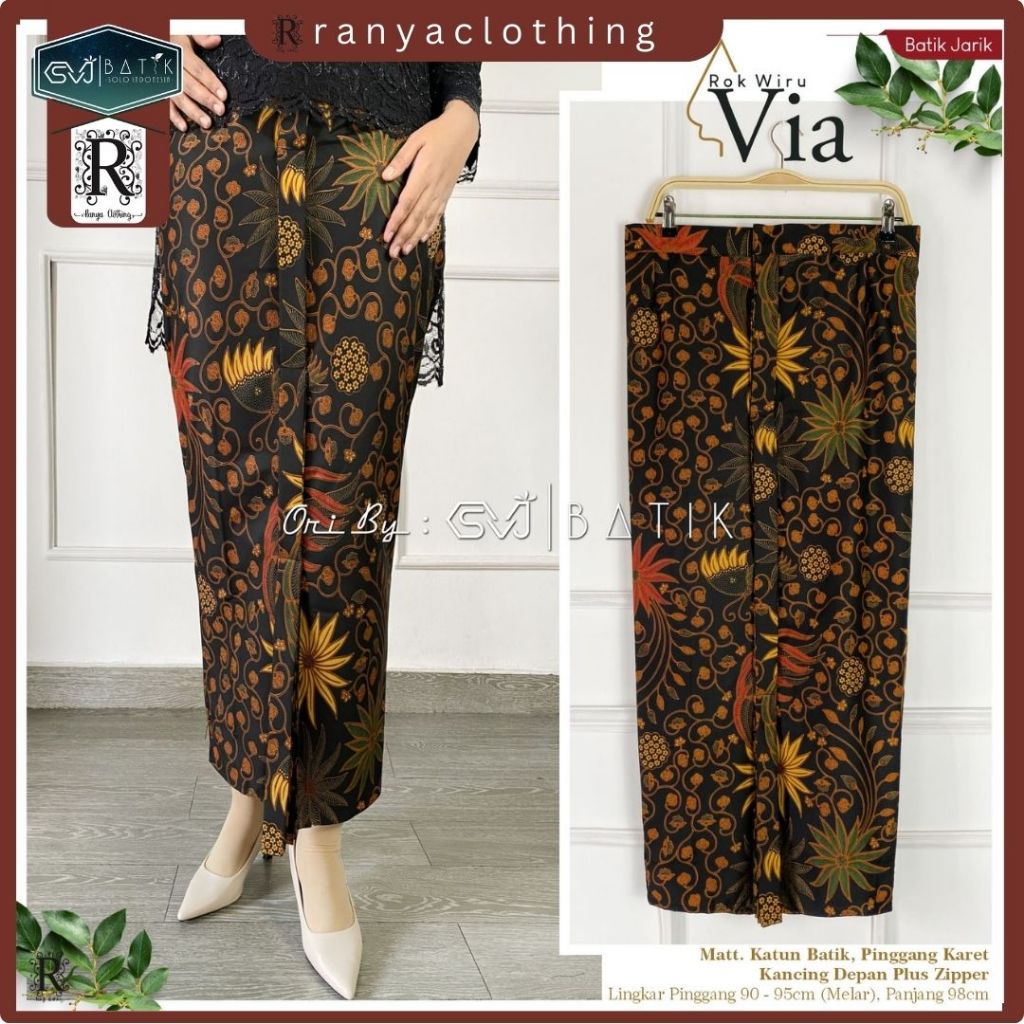 Jual ROK WIRU SPAN JARIK MOTIF BATIK SOLO SIDOMUKTI CHAKRAPANI, TRUNTUM ...