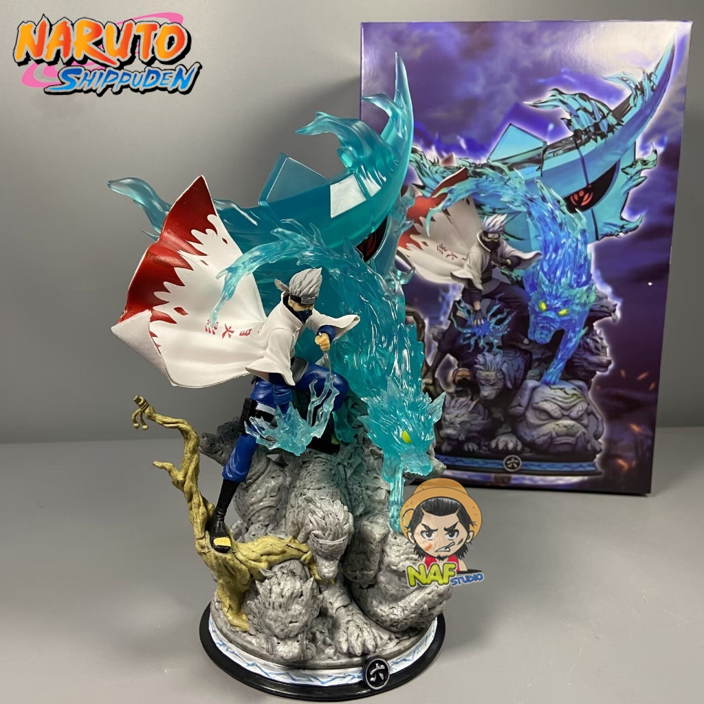 Jual Figure Kakashi Hokage Mode with Dog Chidori NAF Studio | Shopee ...