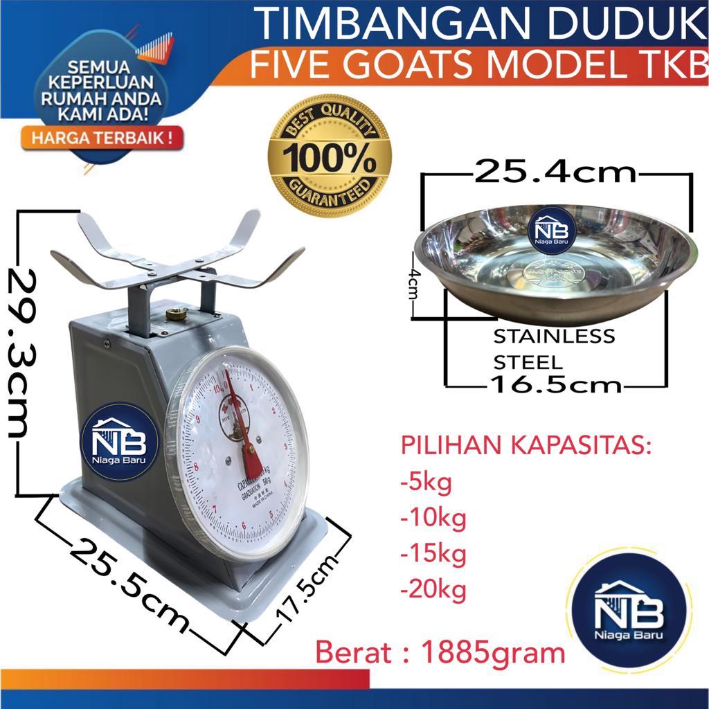Jual TIMBANGAN BUAH SERBAGUNA TIMBANGAN DUDUK CAP KAMBING FIVE GOATS | Shopee Indonesia