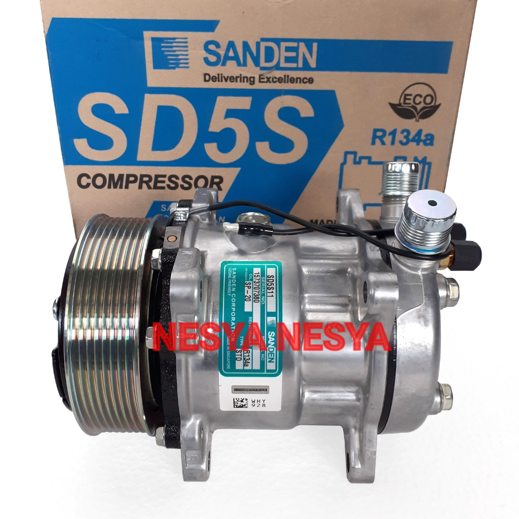 Jual Compressor Compresor Kompressor Kompresor AC Mobil SANDEN SD5S11 ...