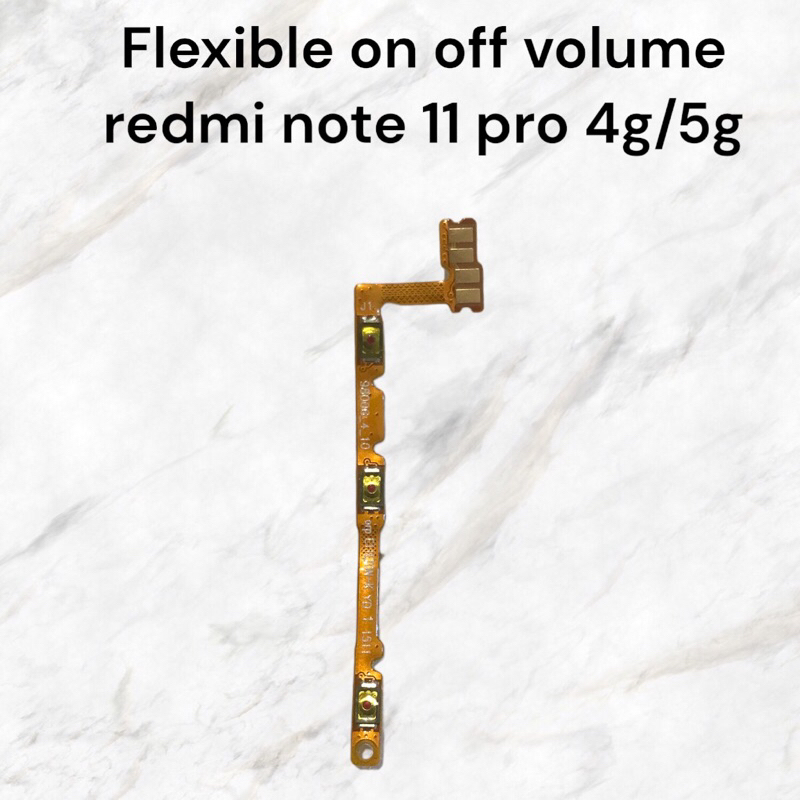 Jual FLEXIBLE TOMBOL ON OFF VOLUME XIAOMI REDMI NOTE 11 PRO 4g/5g | Shopee Indonesia