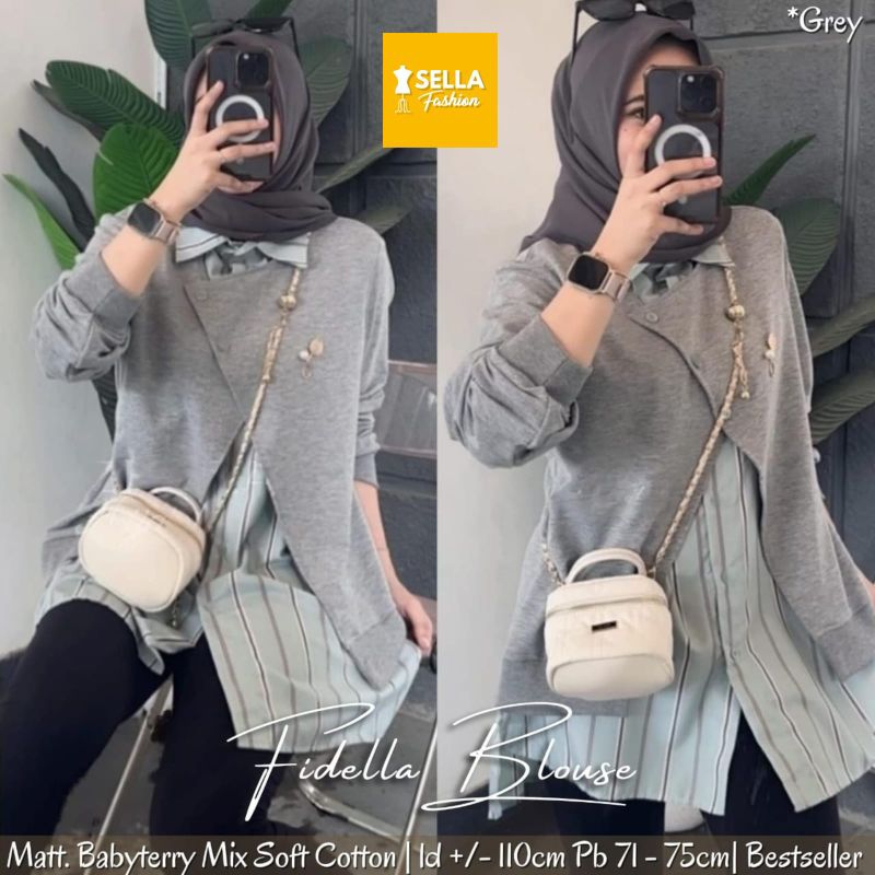 Jual KISNA TOP//AZURA TOP | Shopee Indonesia
