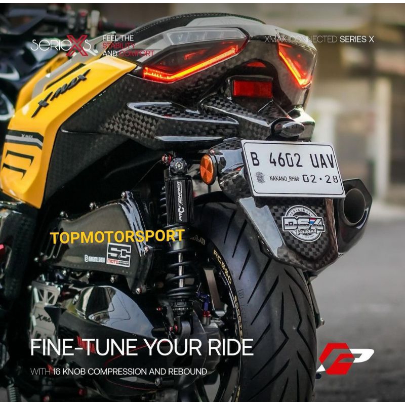 Jual SHOCK BREAKER PROFENDER YAMAHA XMAX 300/250 TIPE X SERIES TABUNG ...